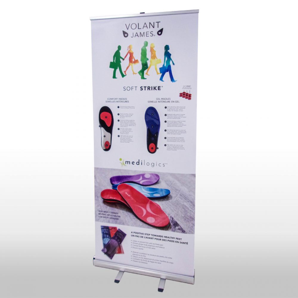 MQ 850 Series Banner Stand / 33.5” W | Best Displays & Graphics